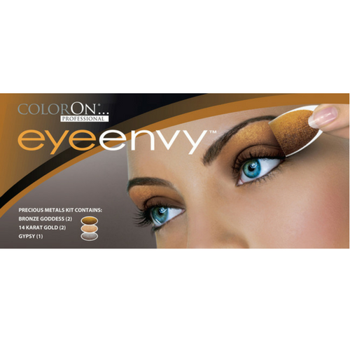 ColorOn Professional Instant Eye Shadows | Eye Envy Precious Metals Kit